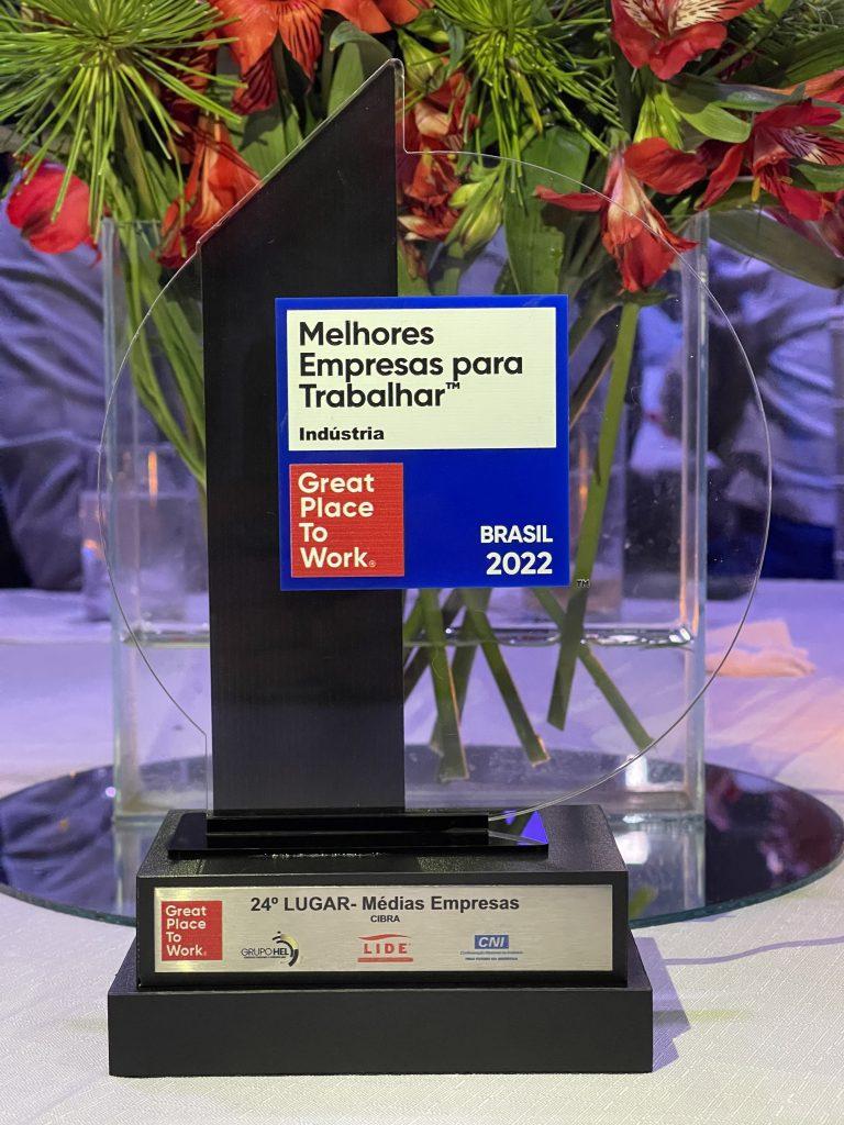 Cibra conquista 24ª posição no Ranking GPTW - Cibra Fertilizantes